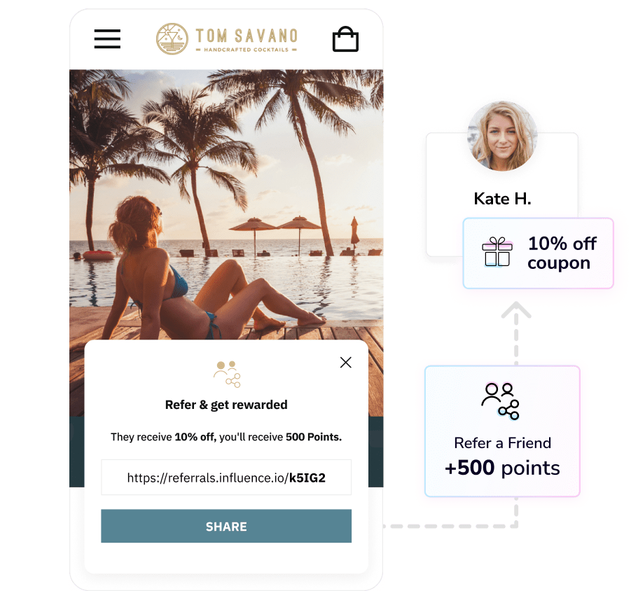Referrals - Reward Customers & Expand Your Reach | Influence.io