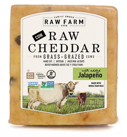 Raw Farm USA Raw Cheddar Jalapeno
