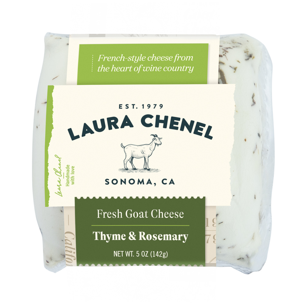 Laura Chenel Fresh Goat Cheese: Thyme & Rosemary
