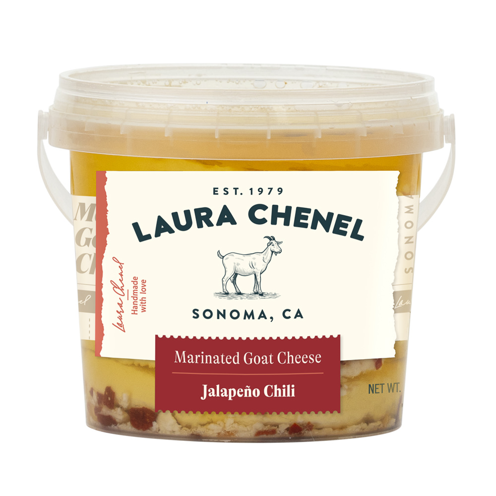 Laura Chenel Marinated Goat Cheese: Jalapeño Chili