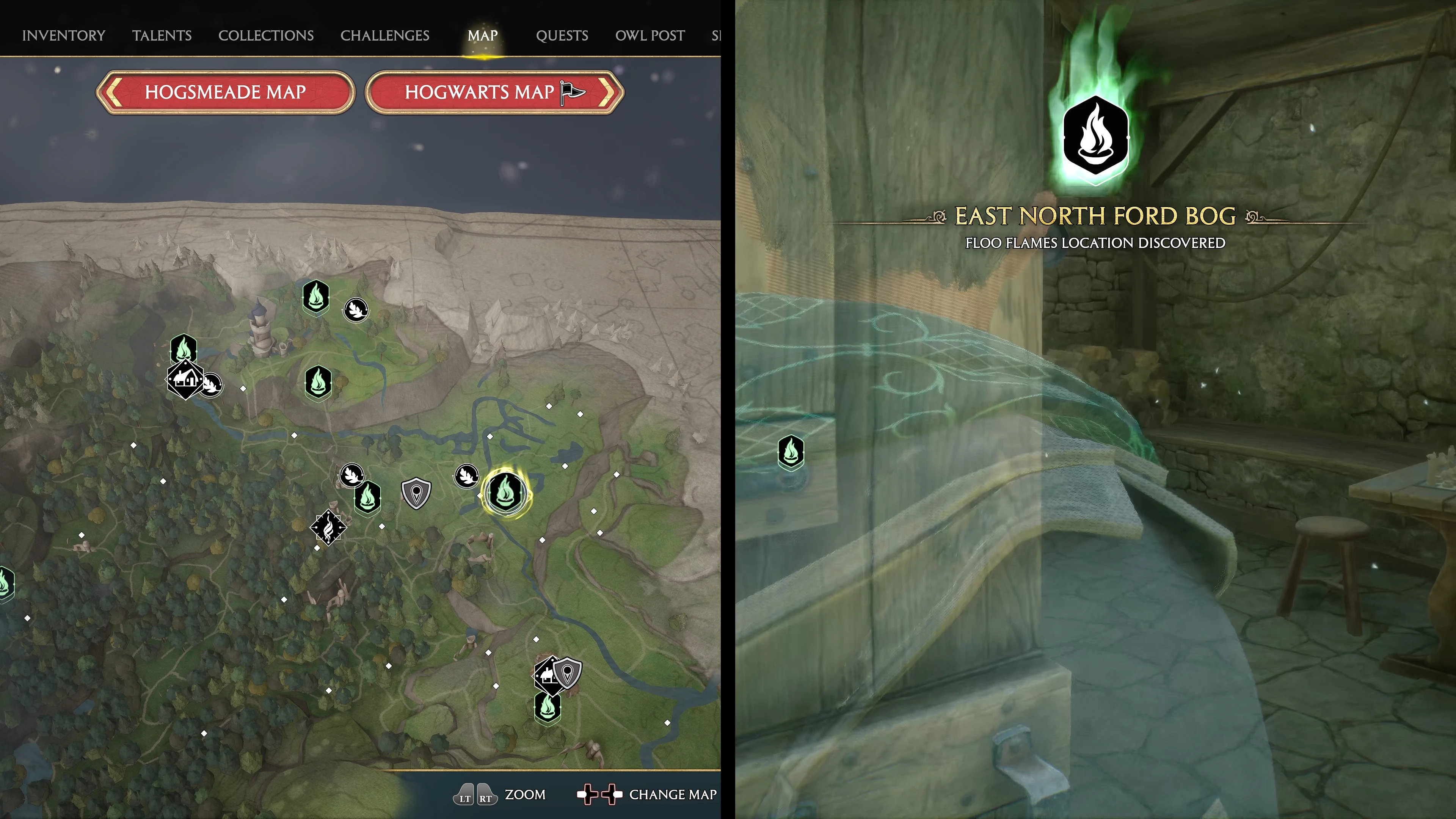 Hogwarts Legacy All Floo Flame Locations - Floo Around the World ...