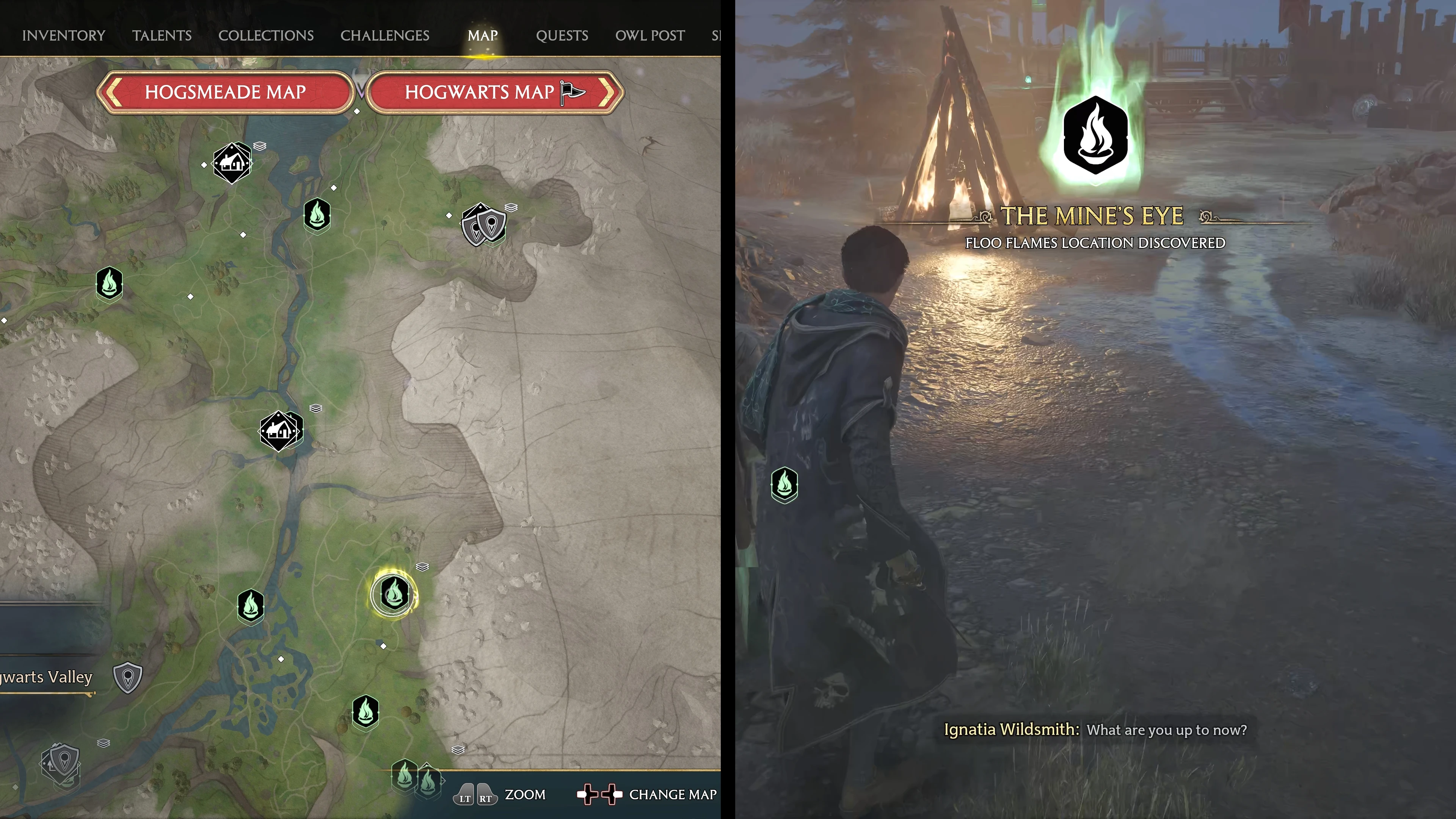 Hogwarts Legacy All Floo Flame Locations - Floo Around the World ...