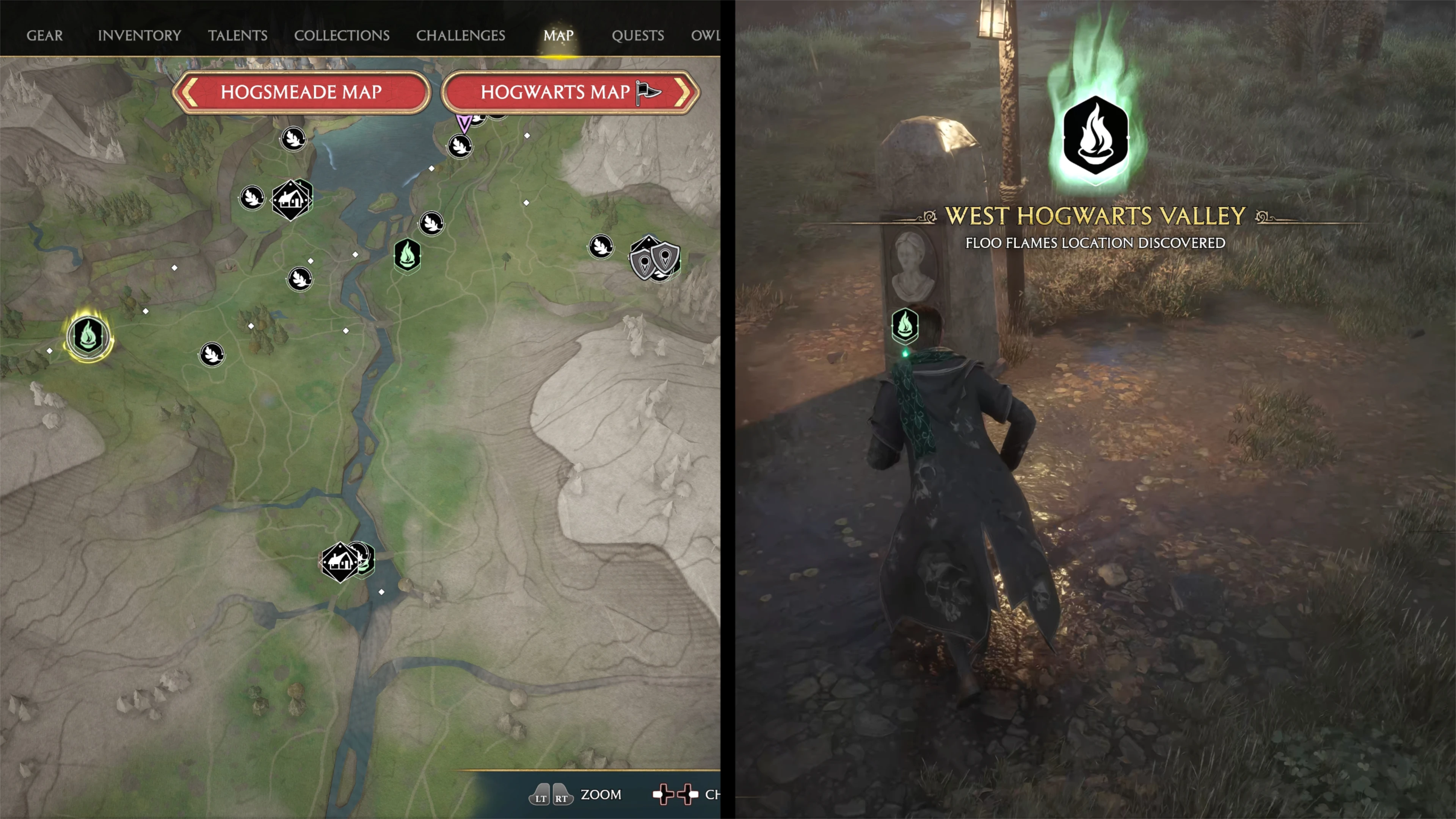 Hogwarts Legacy All Floo Flame Locations - Floo Around the World ...