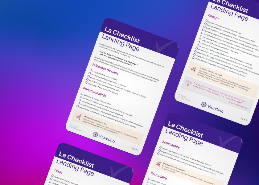 La Checkliste UX / CRO Landing Page