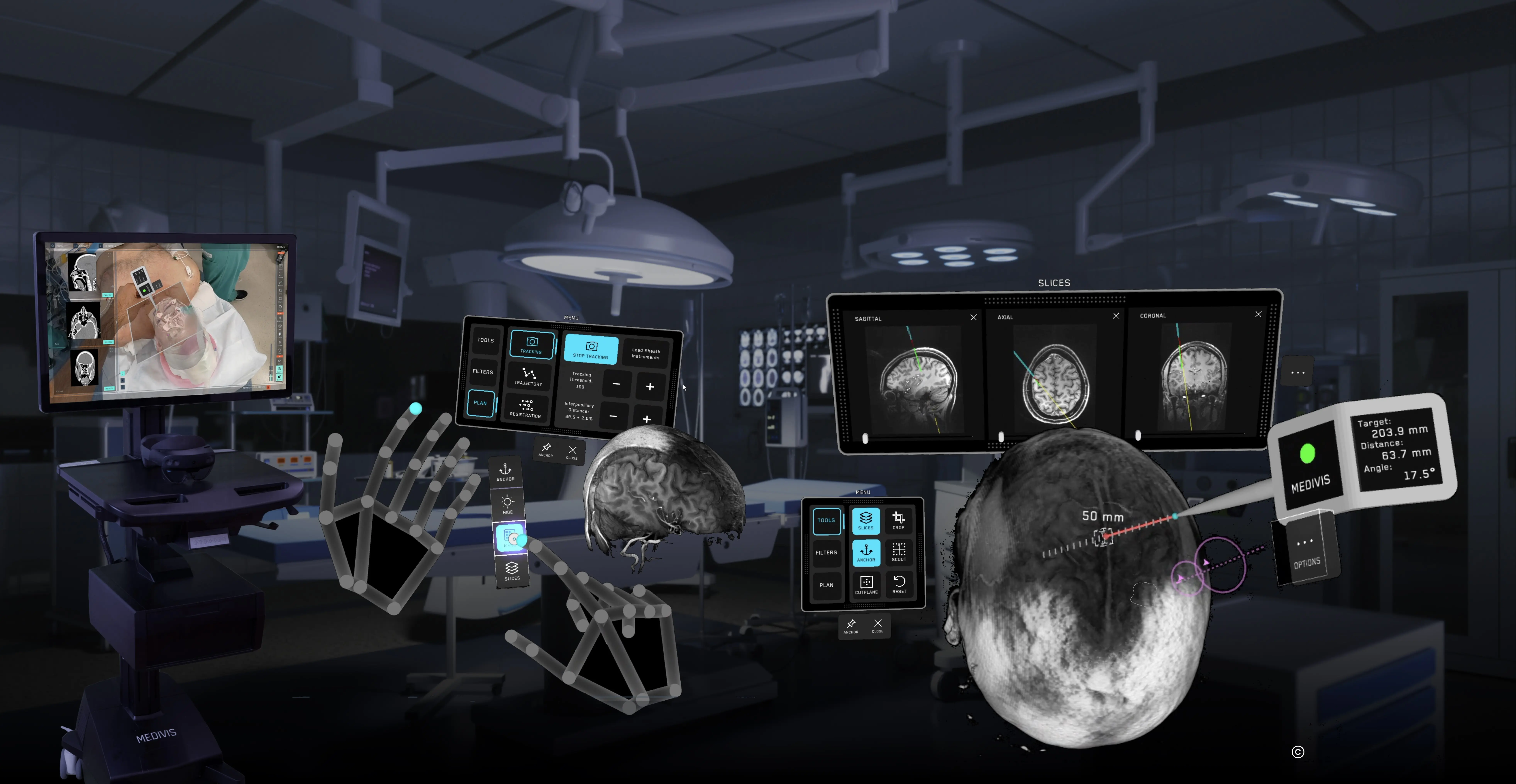 A new standard of surgery using augmented reality.