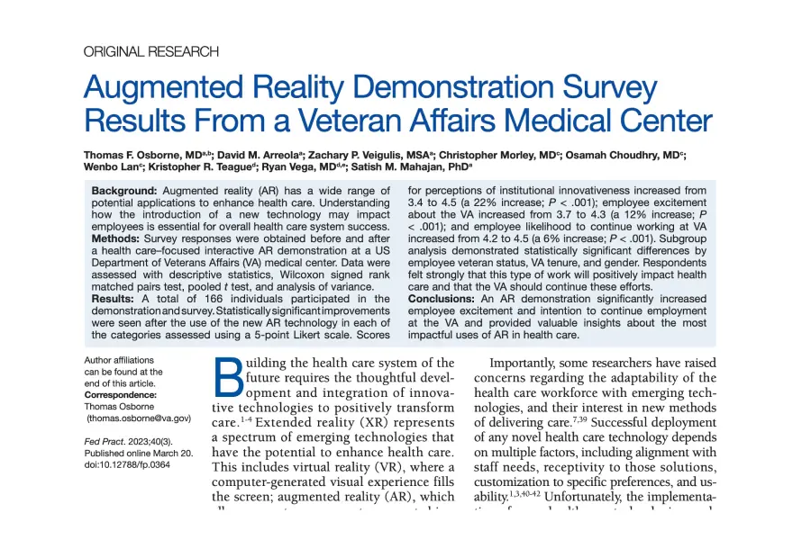 Clinical research | Medivis