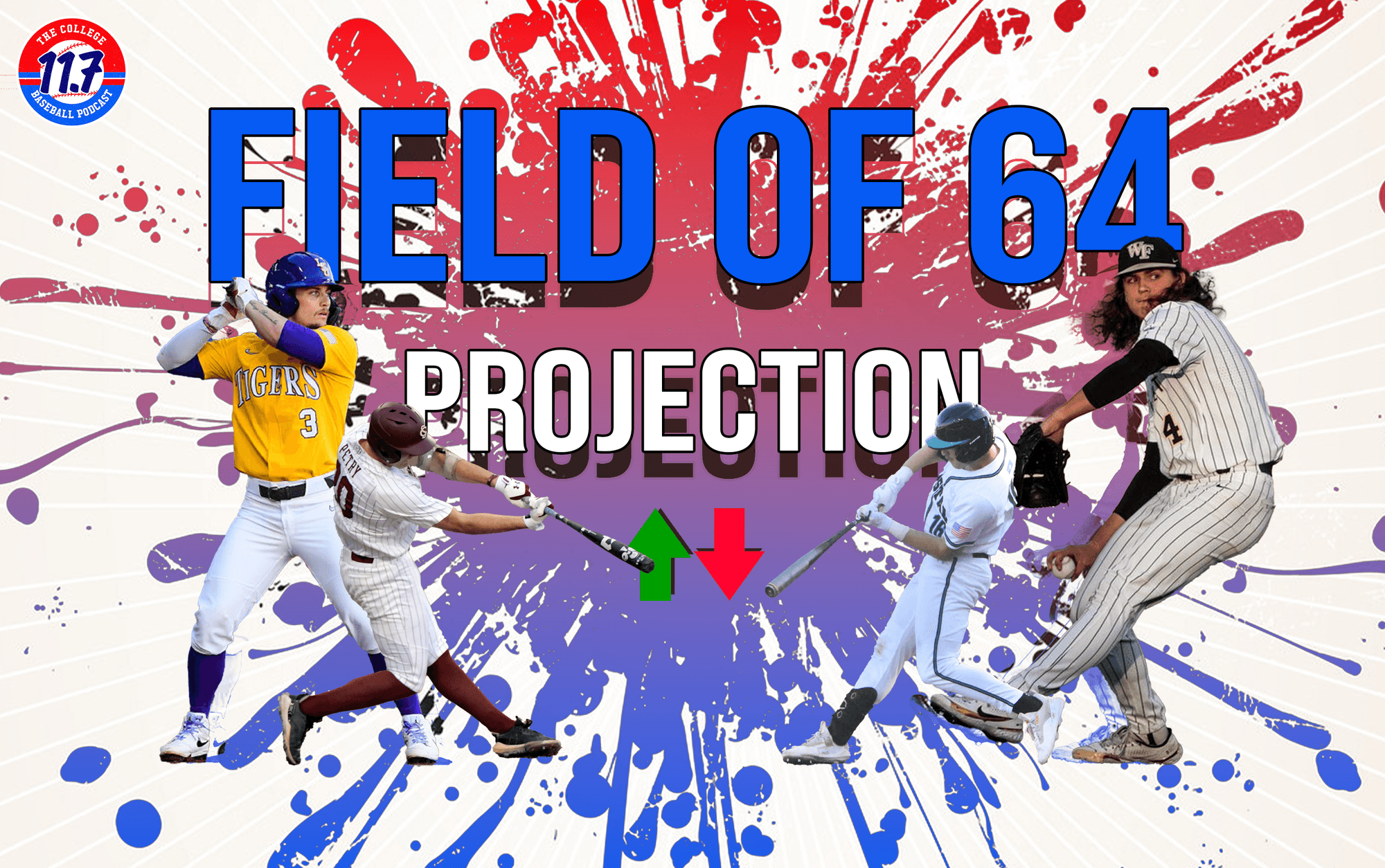 My first Field of 64 projection of the year. Too much chaos to feel ...
