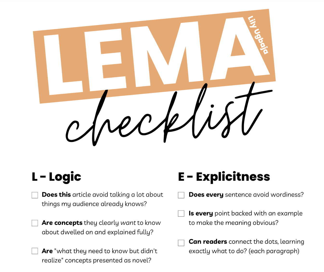 LEMA Framework Template