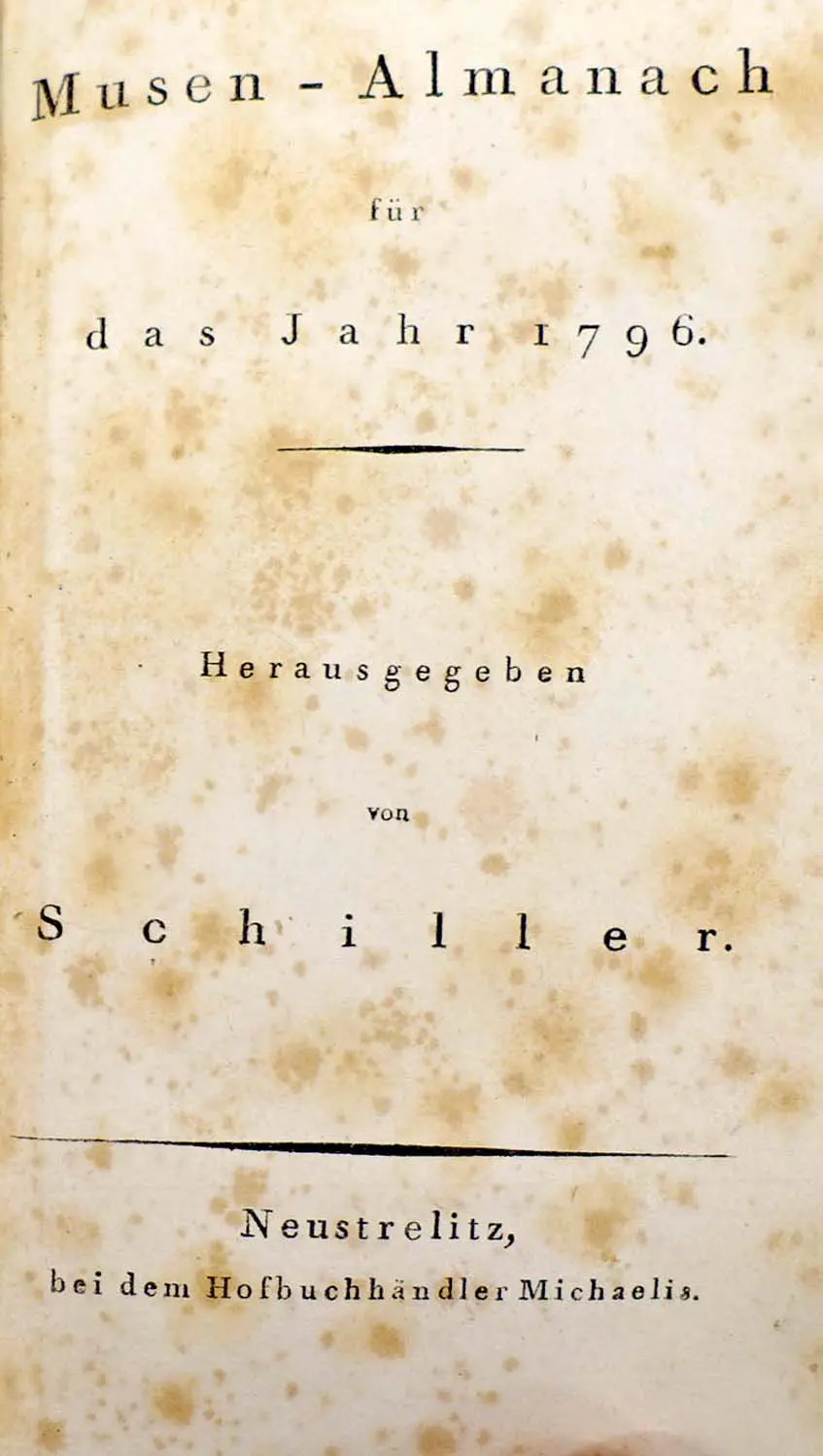 The Literature Blog of Weimar Classicism