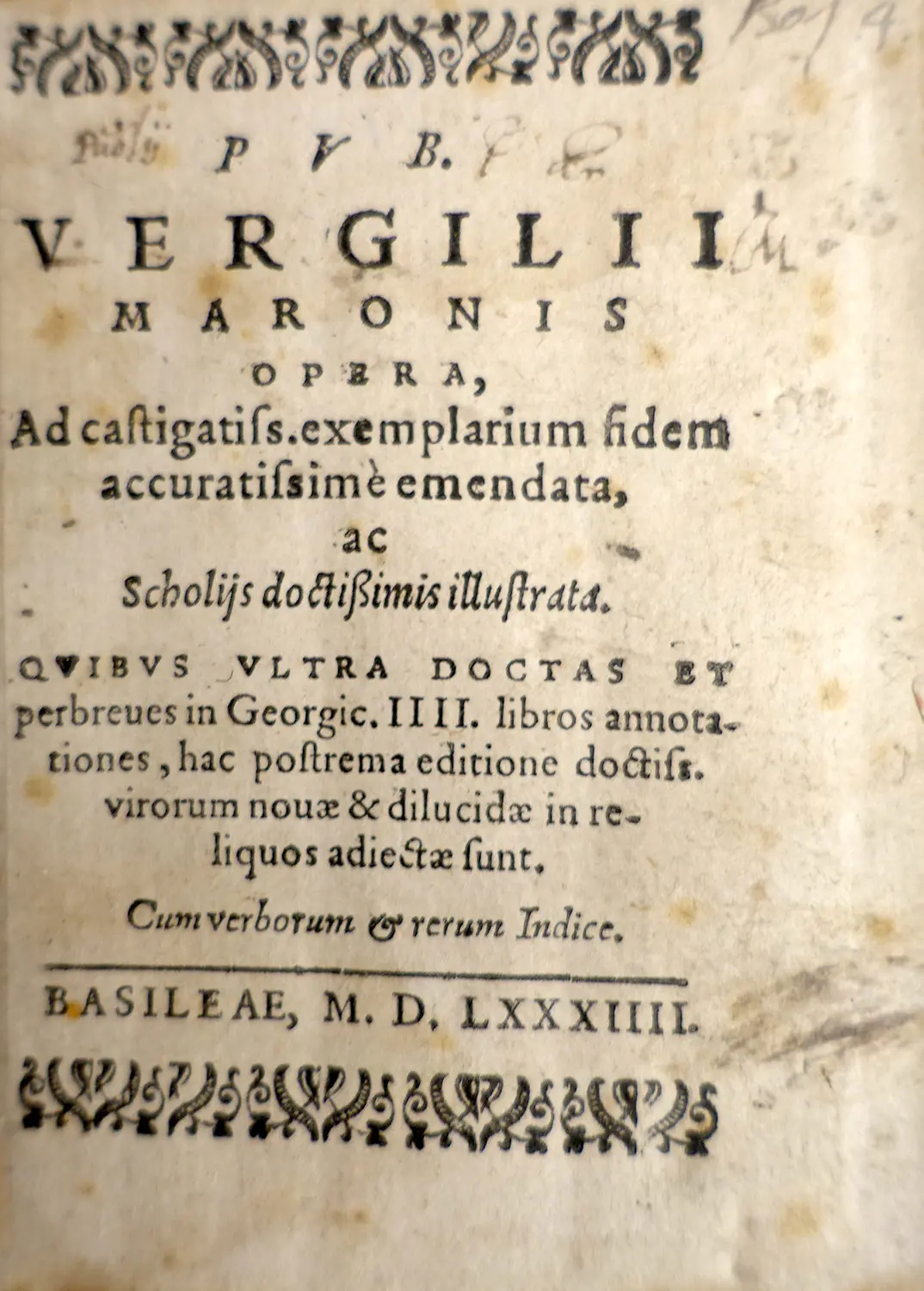 Virgil, Epitome of a Poet