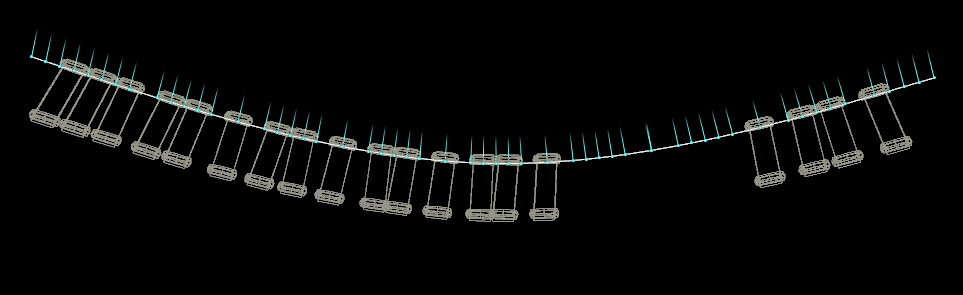 Procedural Dynamic Rope Bridge Setup in Houdini and Unreal Engine