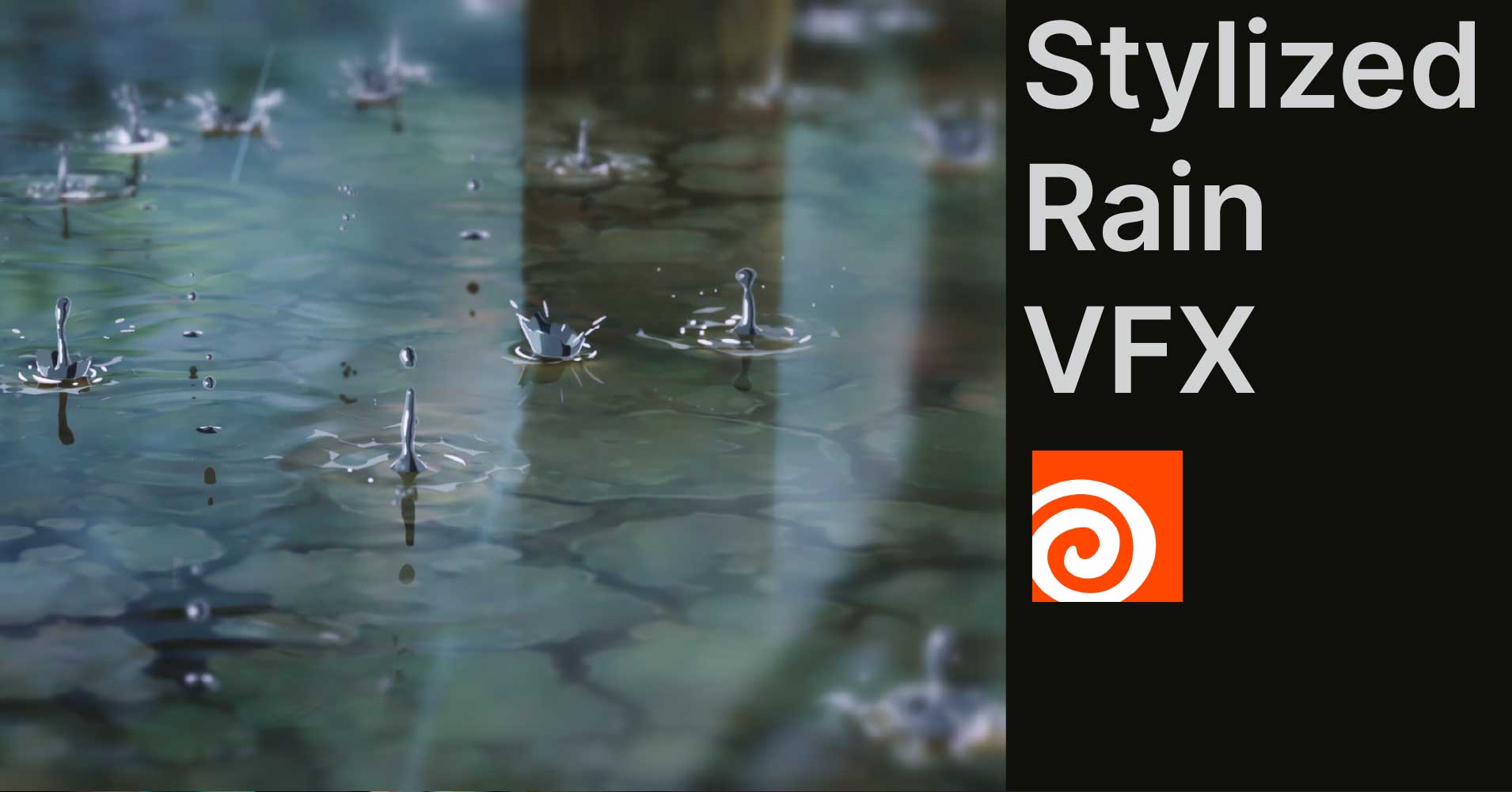 Stylized Rain VFX with Houdini and Octane | 3D Breakdown