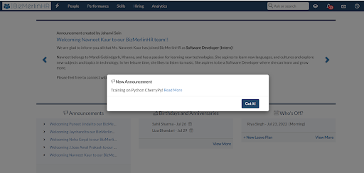 How to create an Announcement?