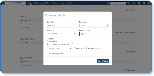 How to Schedule a Report