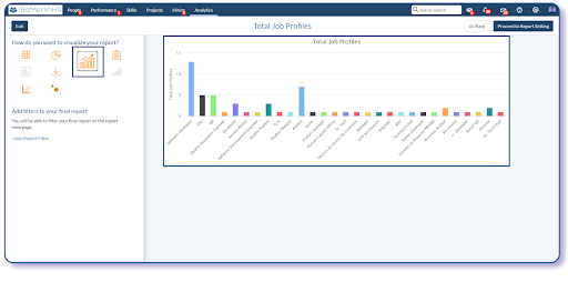 Different Types of Visualizations in Reports