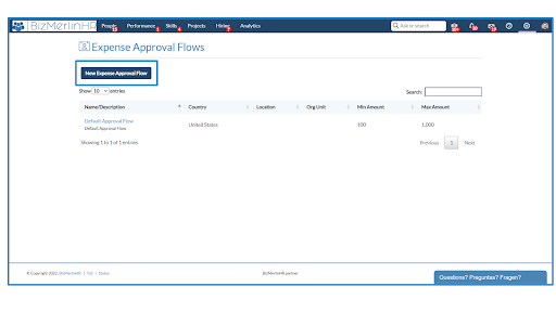 Expense Approval Flow