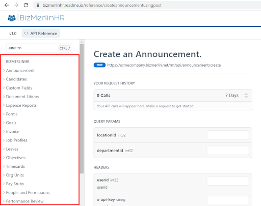 How to use ClayHR API Documentation