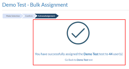 How to assign a Test