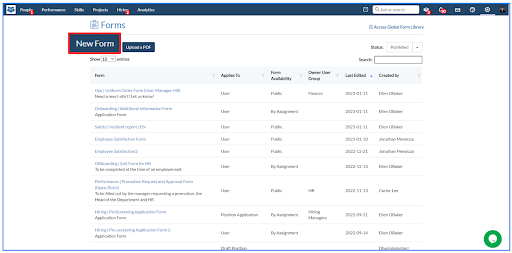 How to setup a form?