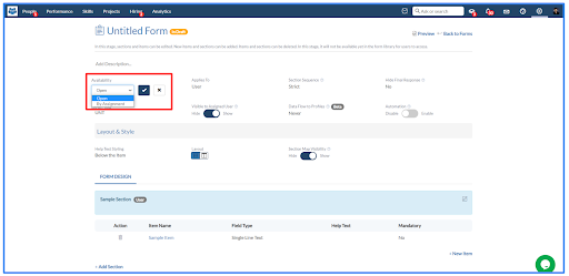 How to setup a form?