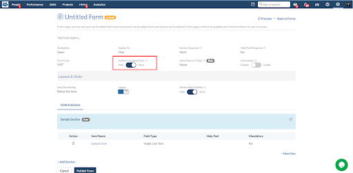 How to setup a form?