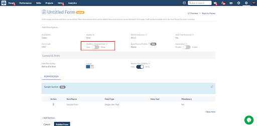 How to setup a form?
