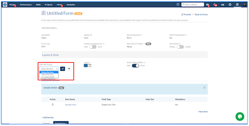 How to setup a form?