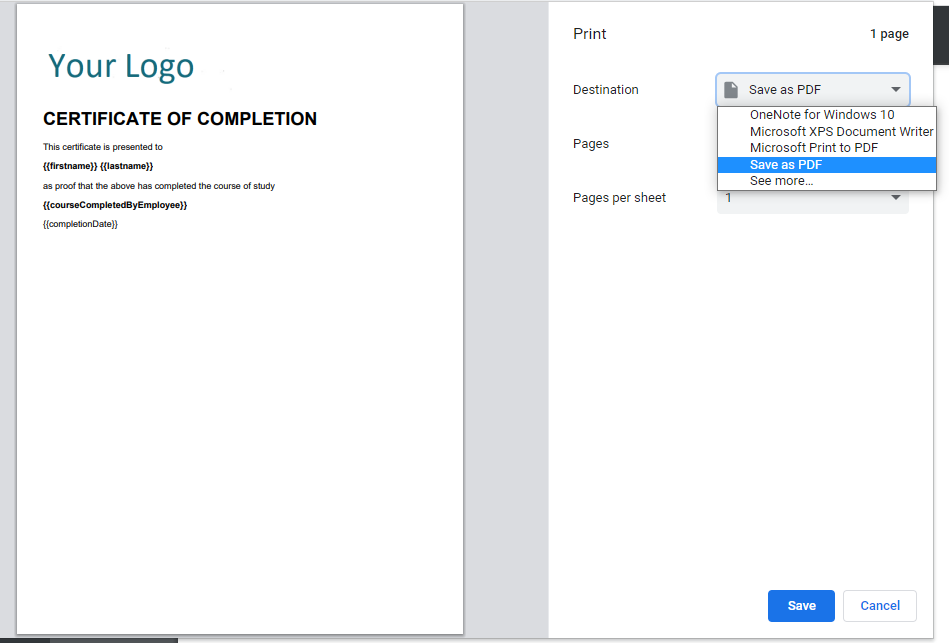 How to Create a Learning Certificate Template