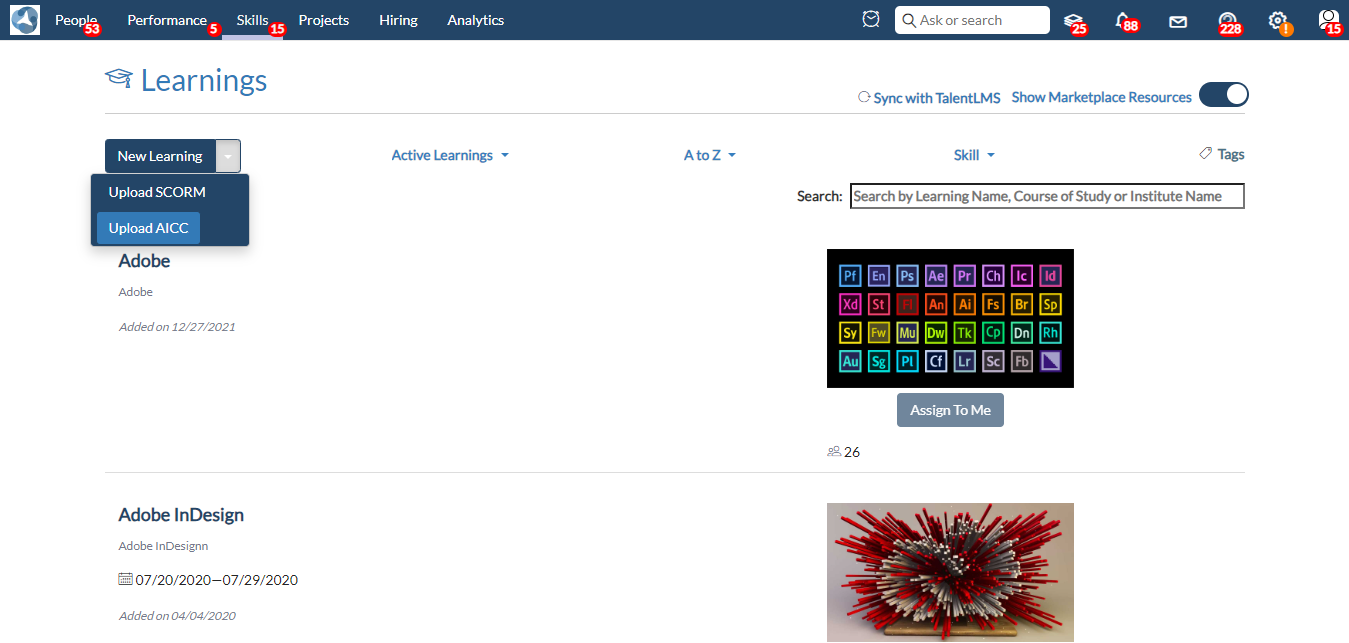 Integrate ClayHR Learnings with LinkedIn Learning