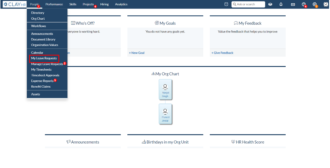 How to Apply a Leave Request