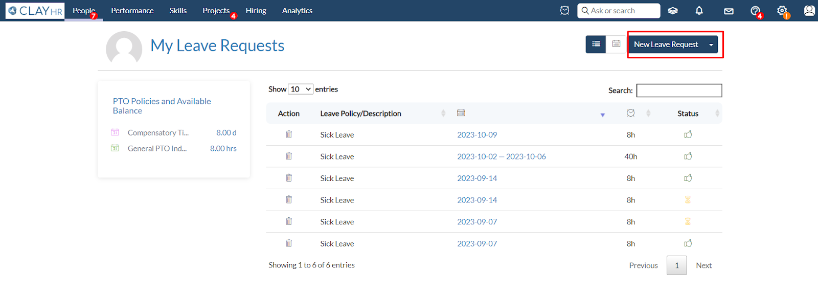 How to Apply a Leave Request