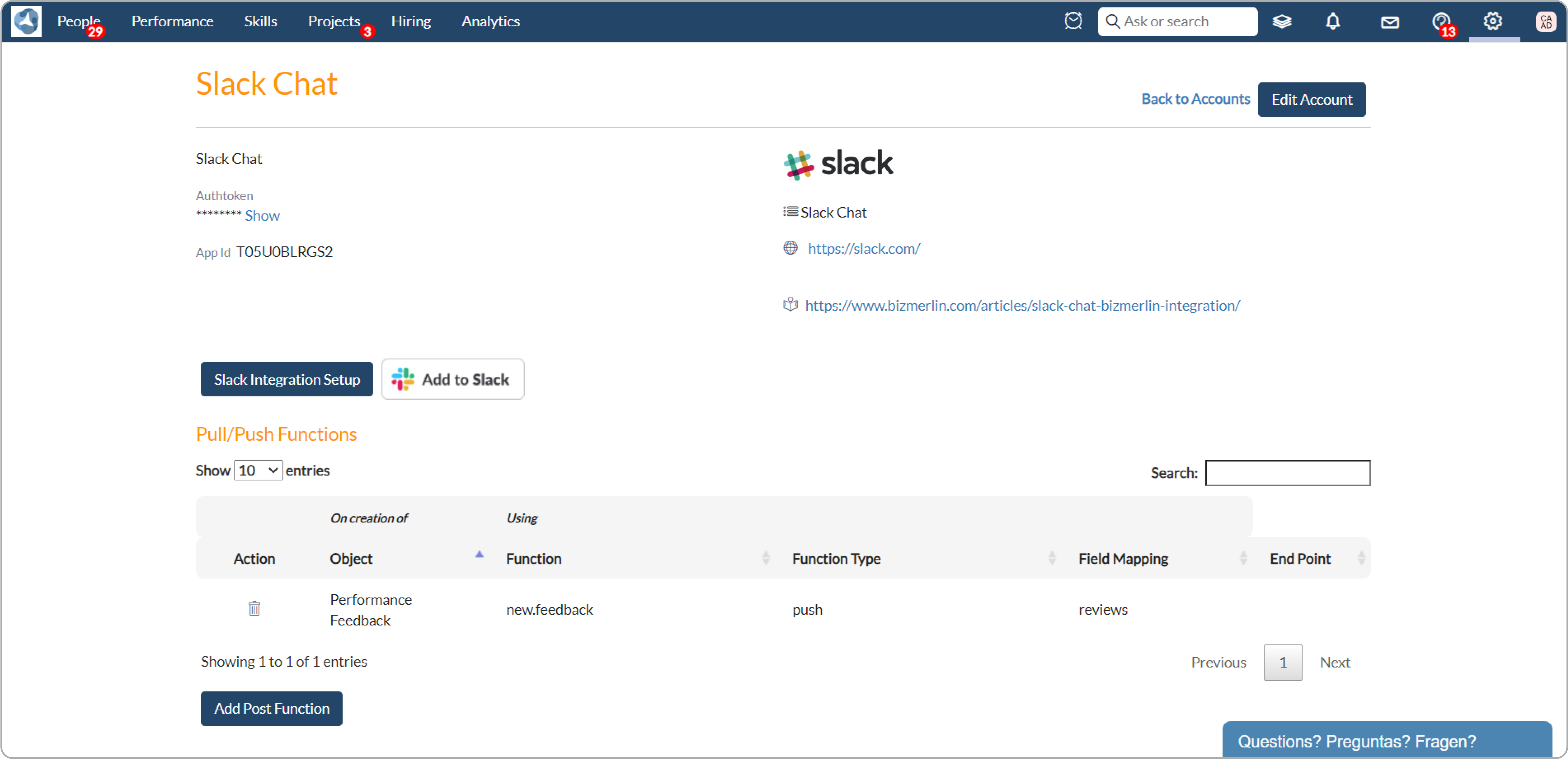 Integrate Slack with ClayHR