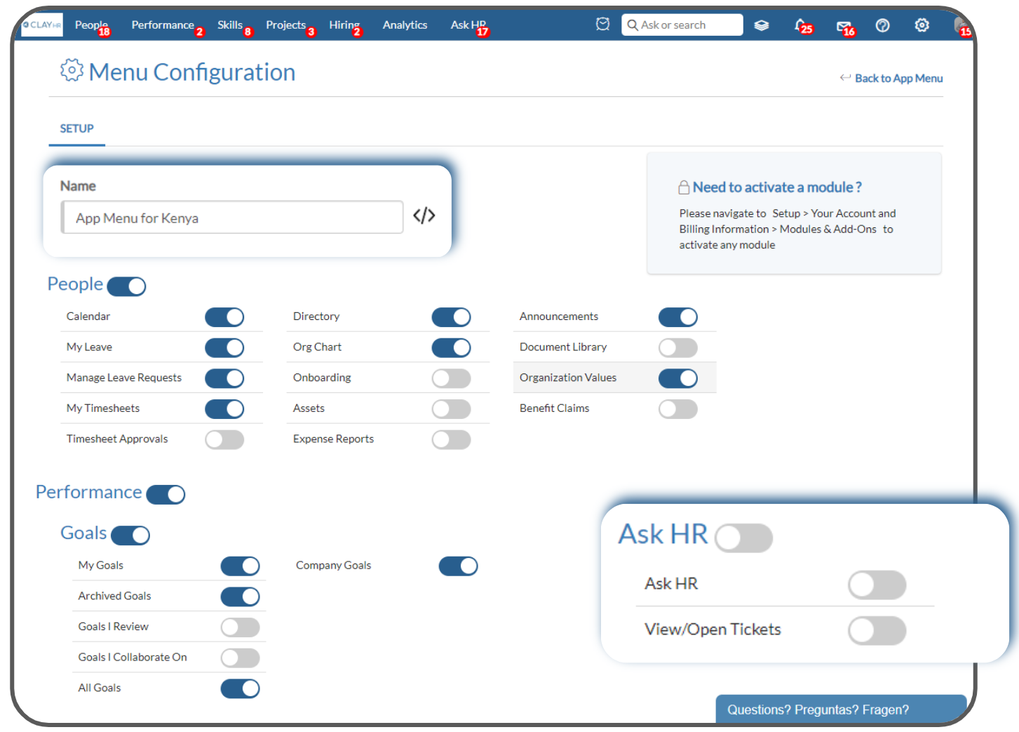 How to Create and Configure App Menu