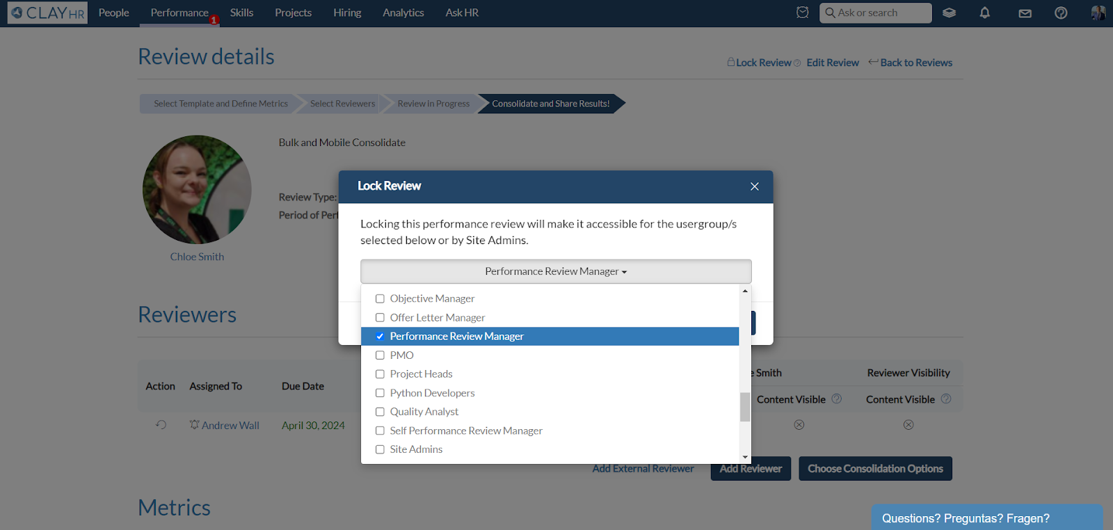 How to Lock/Unlock Reviews