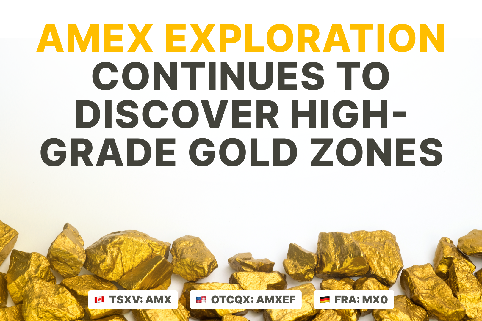 Amex Exploration Continues To Discover High-Grade Gold Zones | VHLA Media