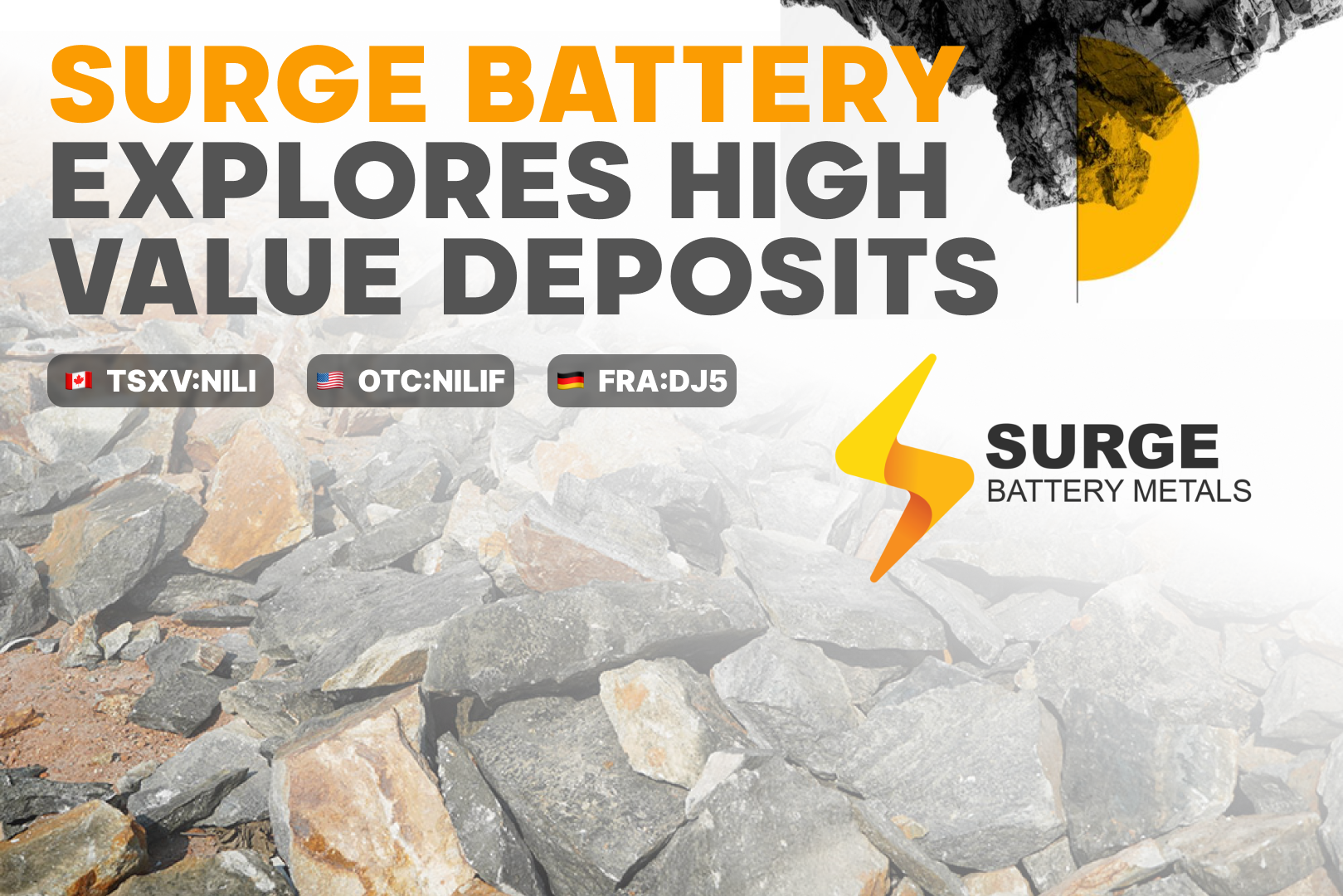 Surge Battery Explores High Value Deposits | VHLA Media