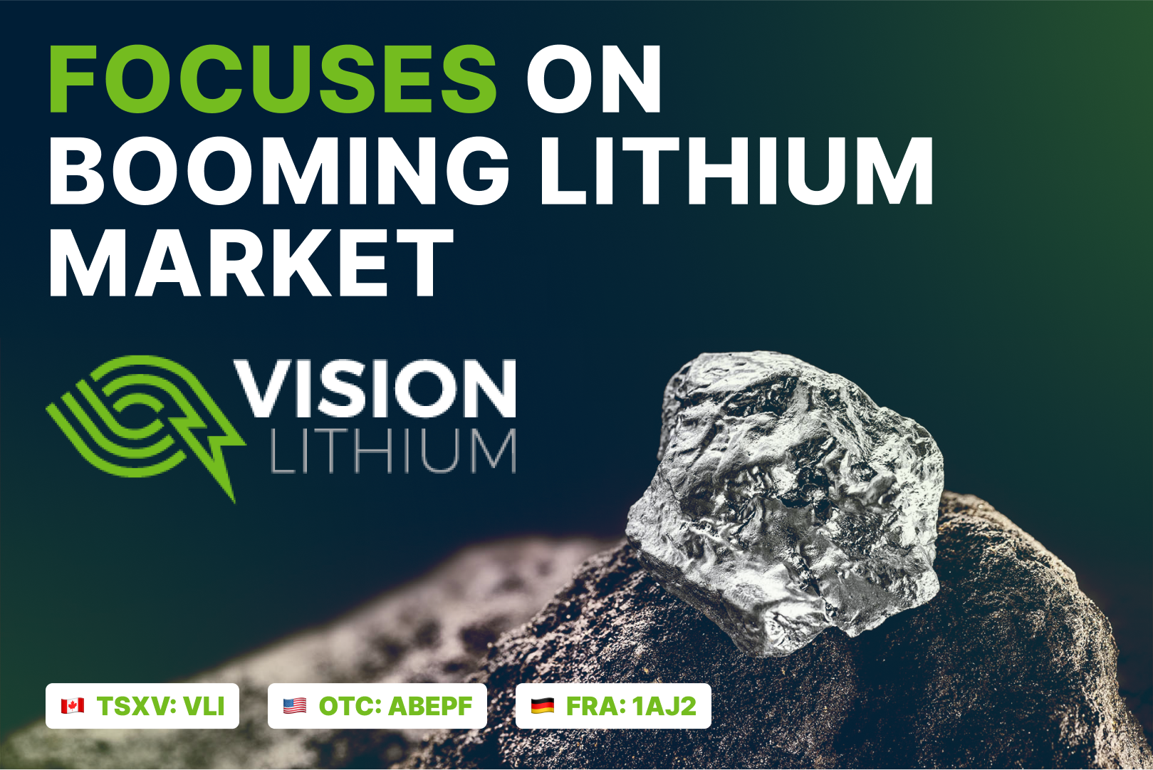Vision Lithium Focuses On Booming Lithium Market | VHLA Media