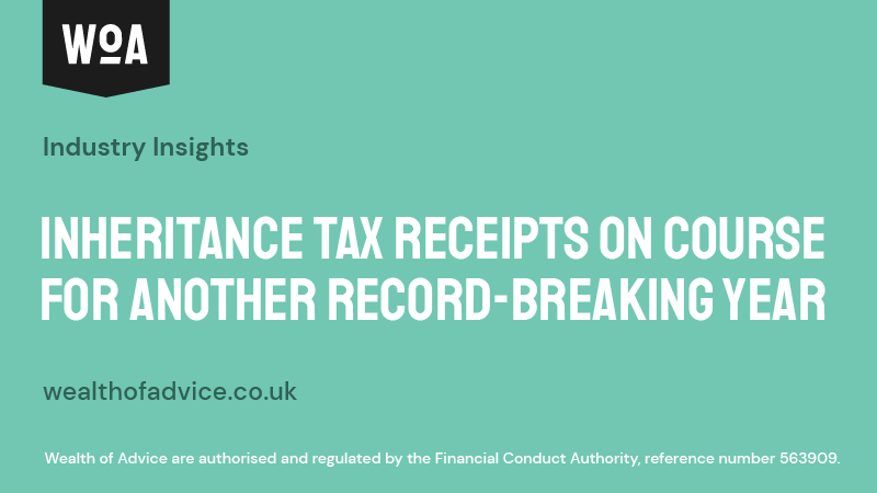 Inheritance tax receipts on course for another record-breaking year