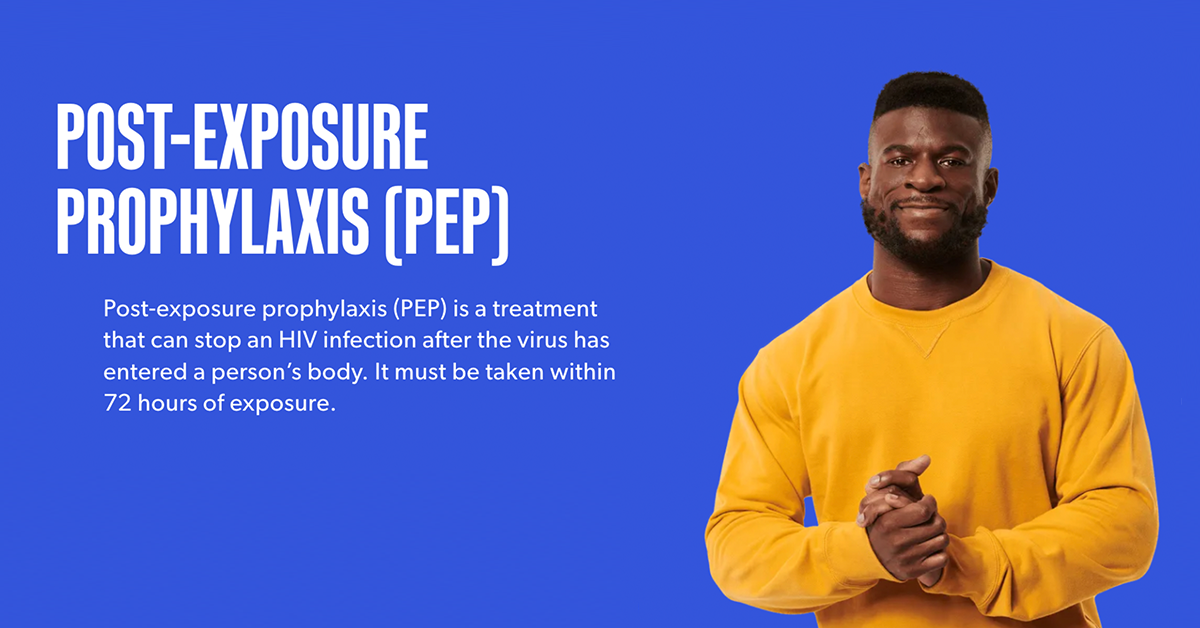 Post-exposure prophylaxis (PEP)