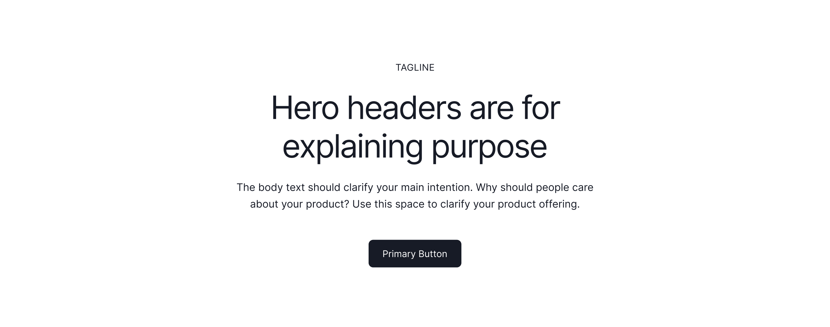 Hero Header Inspiration