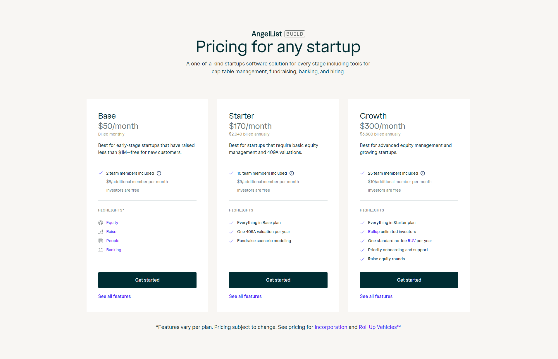Pricing Inspiration