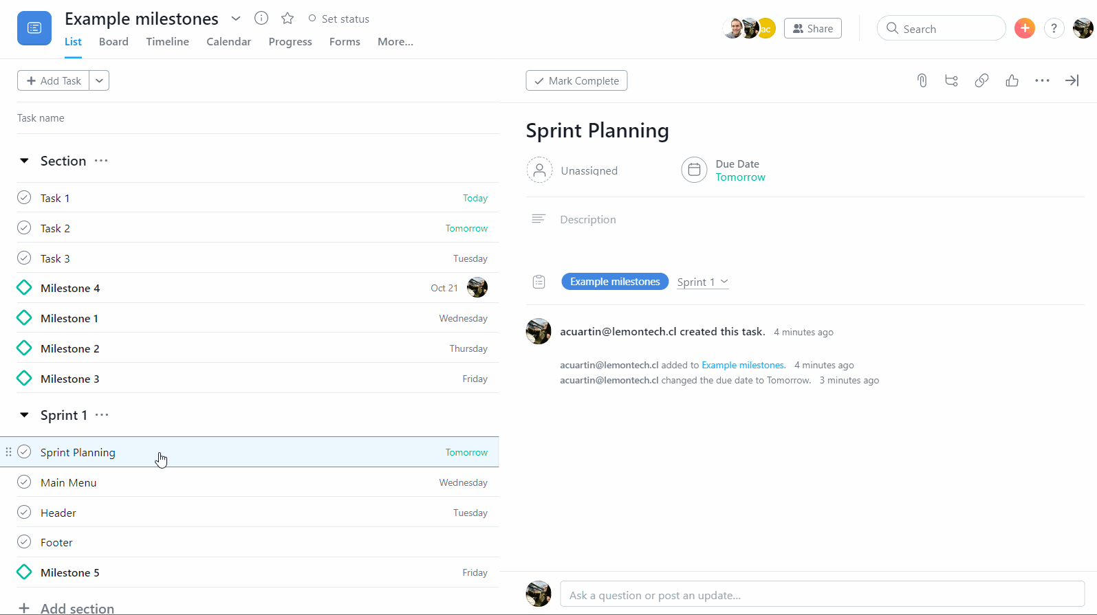 Instagantt | Task Comments Now Sync from Asana