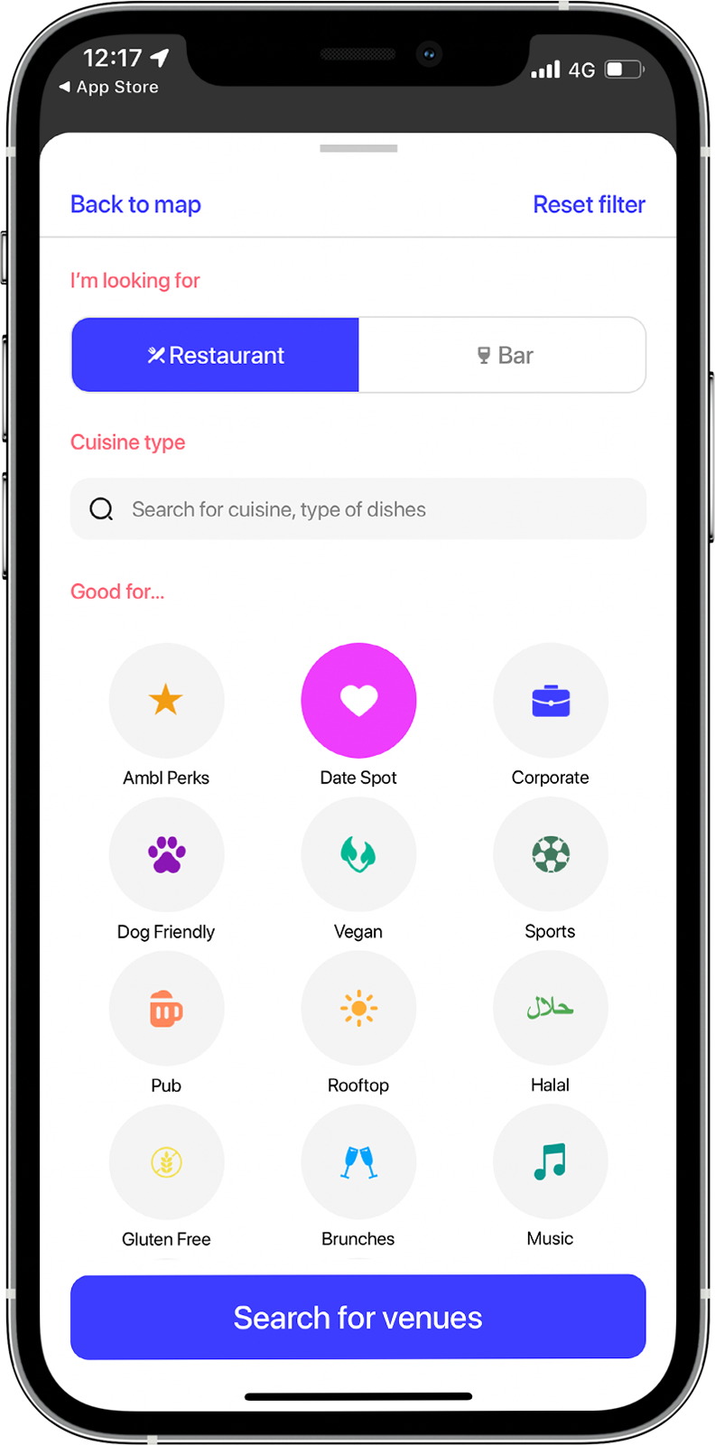 AMBL - Helping people find last-minute reservations.