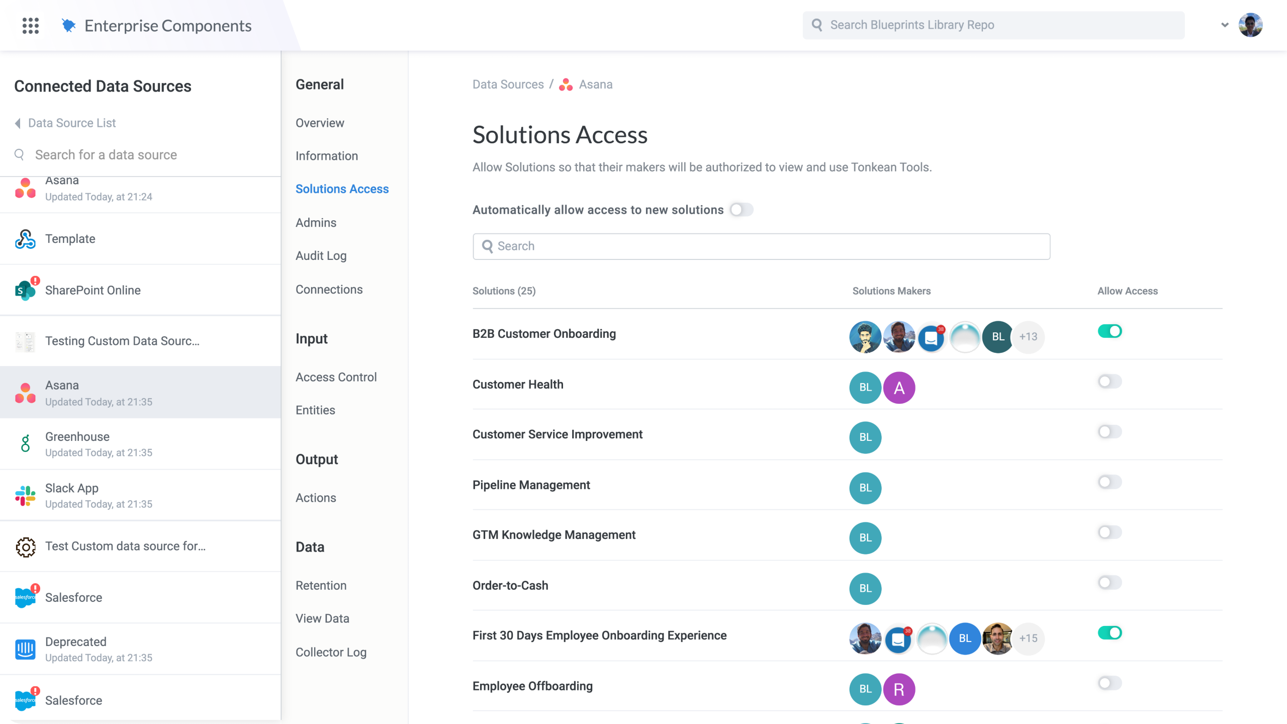 Tonkean Platform - Enterprise Governance and Control