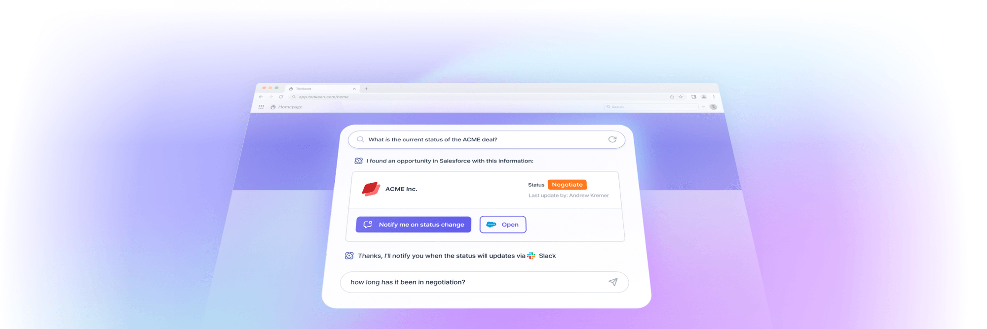 Tonkean Platform - AI Front Door