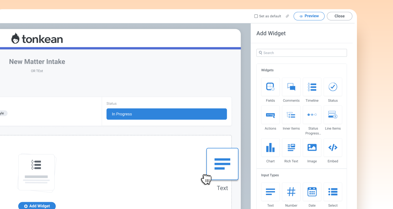 Tonkean Platform - AI-Enhanced Legal Intake Forms
