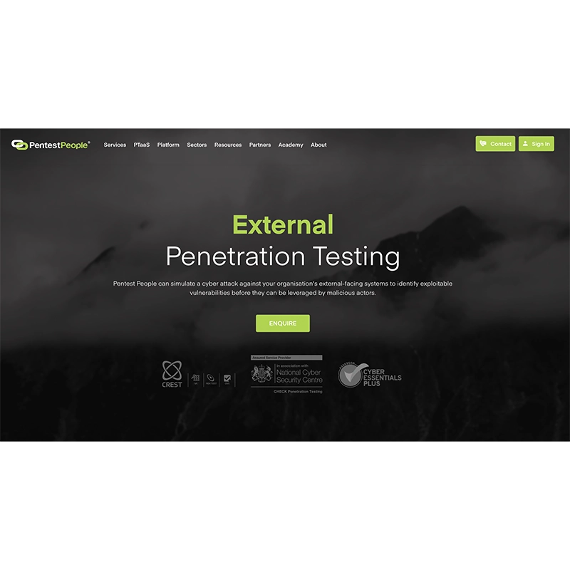 External Penetration Testing - Pentest People