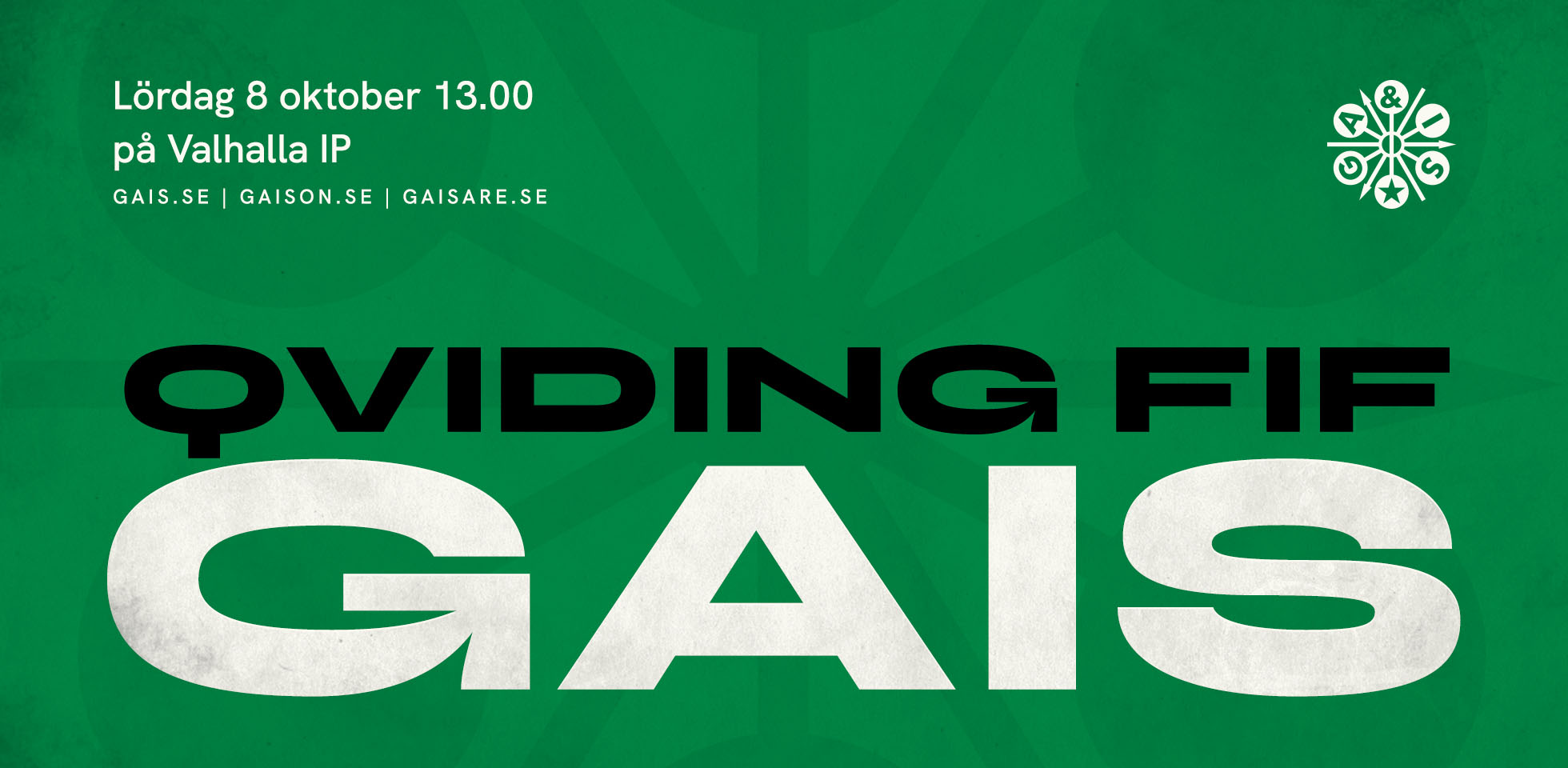 GAIS | Biljettinformation Qviding FIF - GAIS 8/10