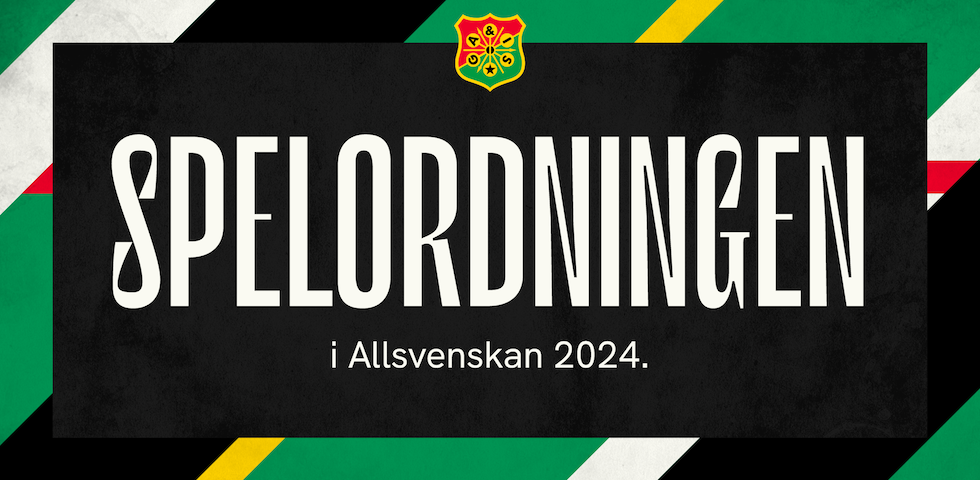 GAIS | Spelordningen för GAIS i Allsvenskan 2024