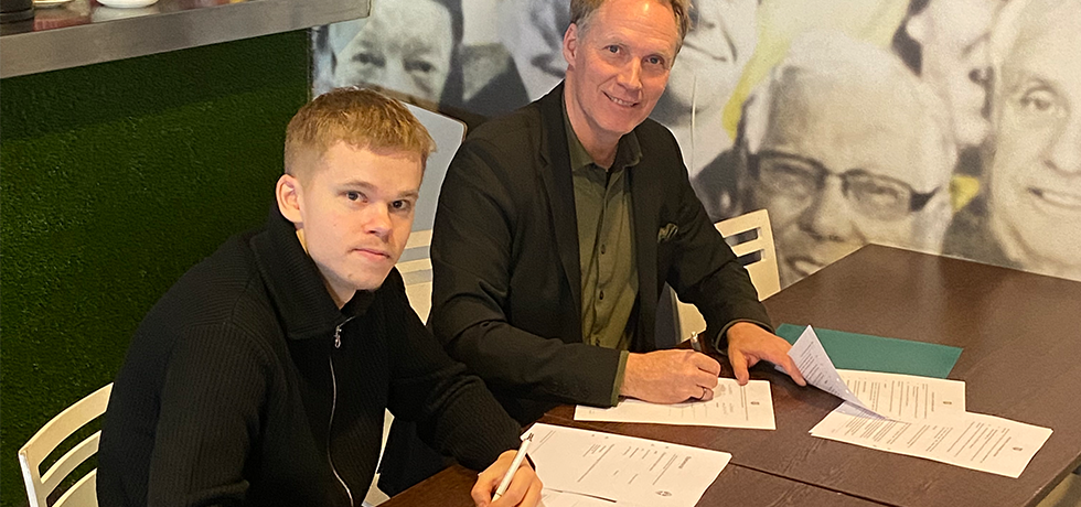 GAIS | Viktor Alexandersson stannar i grönsvart